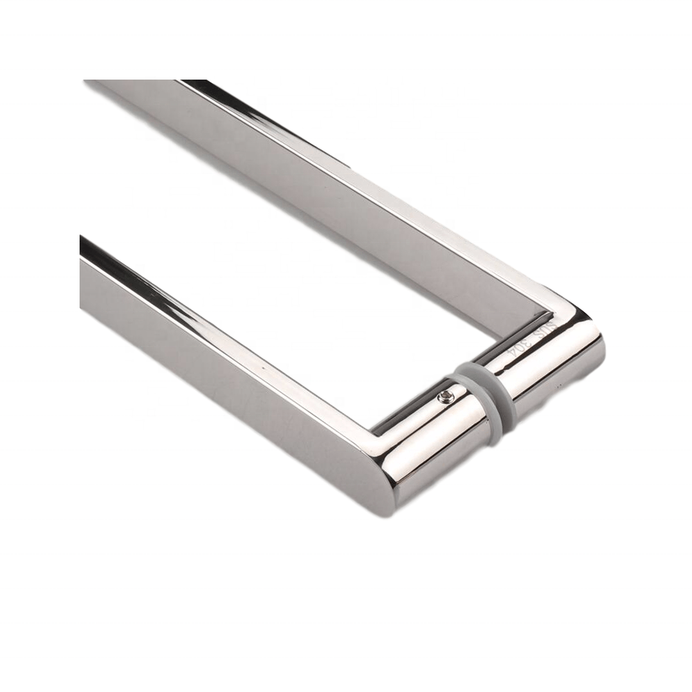 Commercial Large Double Side Mirror Pull Handle For Sliding Glass Door